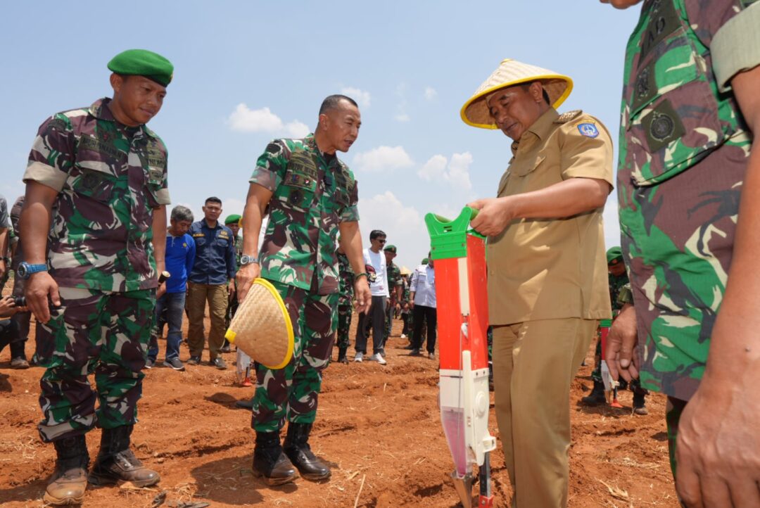 Siapkan Lahan Pangdam Xiv Hasanuddin Support Program Budidaya Pisang