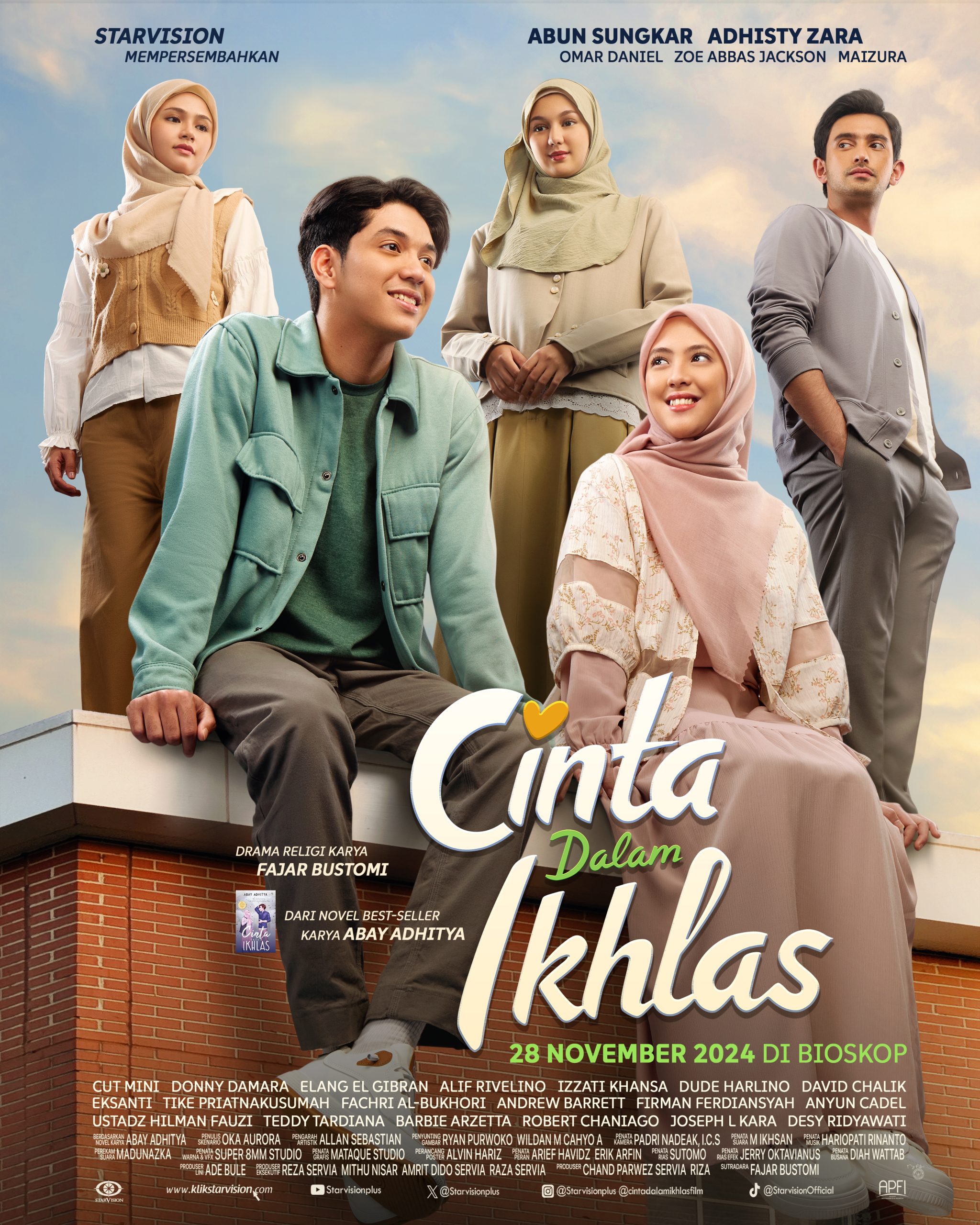 Film CINTA DALAM IKHLAS merilis Official Poster dan Original Soundtrack ...