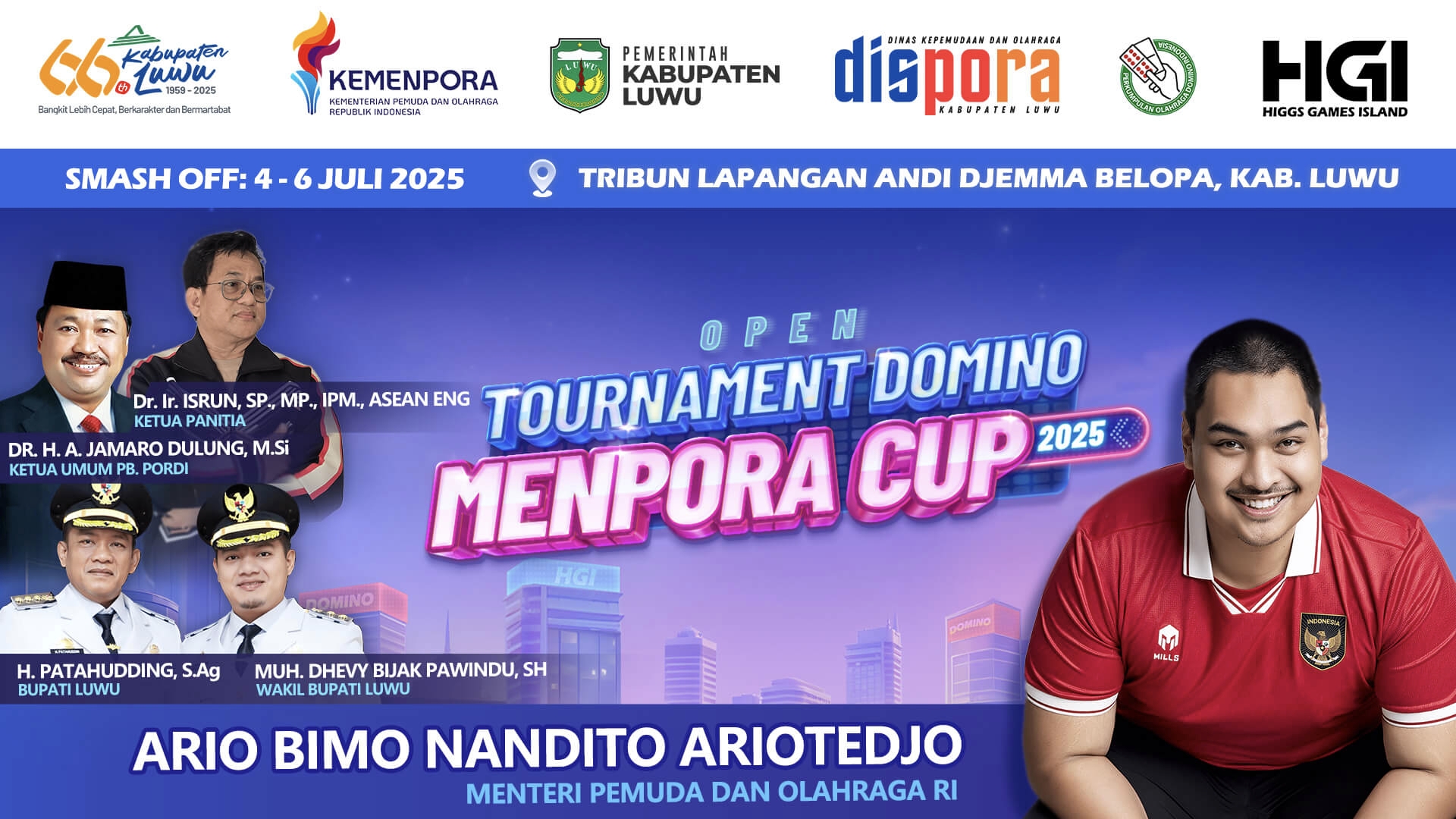 Turnamen “OPEN TOURNAMENT DOMINO MENPORA CUP 2025” Siap Digelar ...