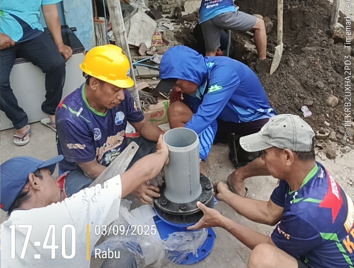 PDAM Makassar Pasang Gate Valve 6, Suplai Air di Sejumlah Wilayah ...